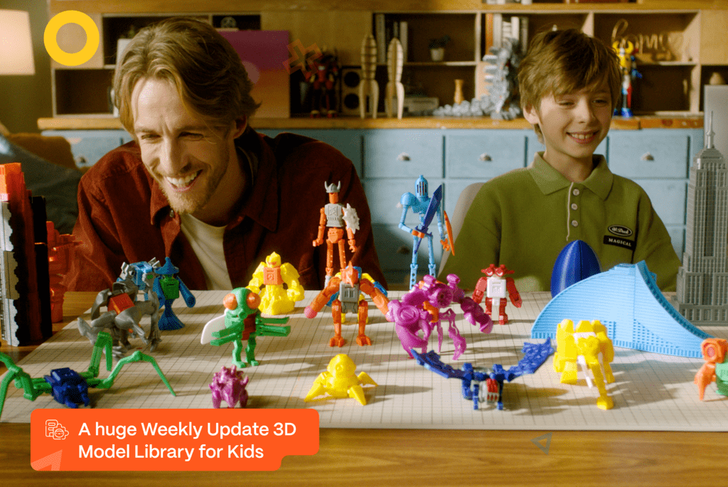 AOSEED X-MAKER JOY Starter Toy 3D Printer - Fun and Educational ...