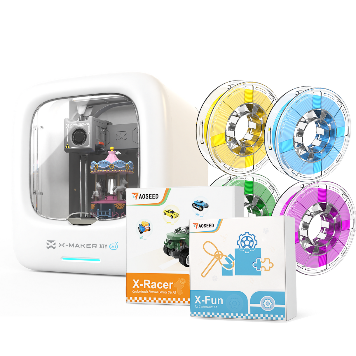 AOSEED X-MAKER JOY Starter Toy 3D Printer - Fun and Educational ...