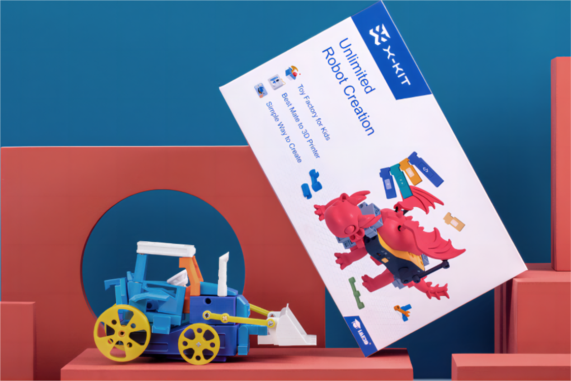 AOSEED X-KIT Robot Coding Toy - 3D Printer for Kids' Creative Learning ...